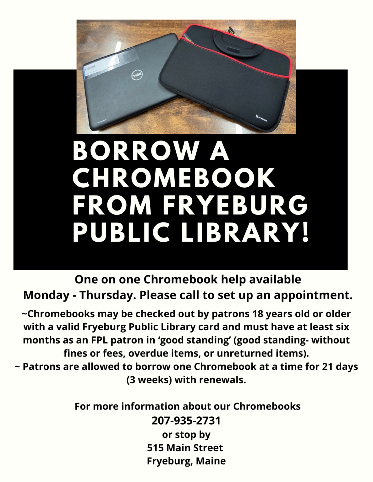 Library Services – Fryeburg Public Library