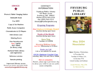 Fryeburg Public Library – 515 Main Street, Fryeburg, ME 04037