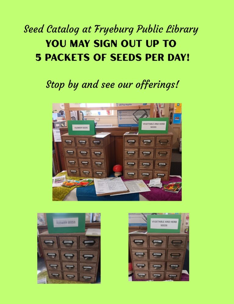 Fryeburg Public Library – 515 Main Street, Fryeburg, ME 04037